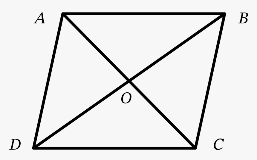 Proof Of Congruence - Rhombus With 4 Triangles, HD Png Download ...