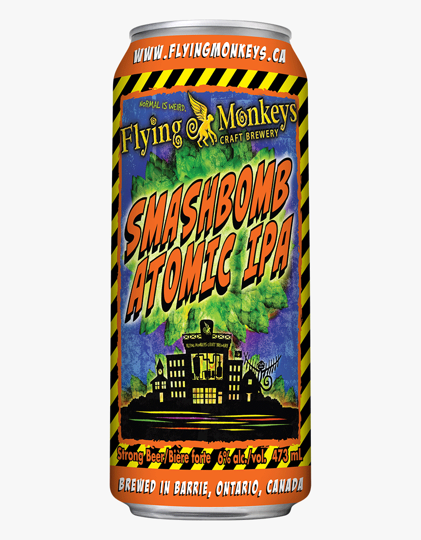 Flying Monkey Atomic Beer, HD Png Download , Transparent Png Image ...