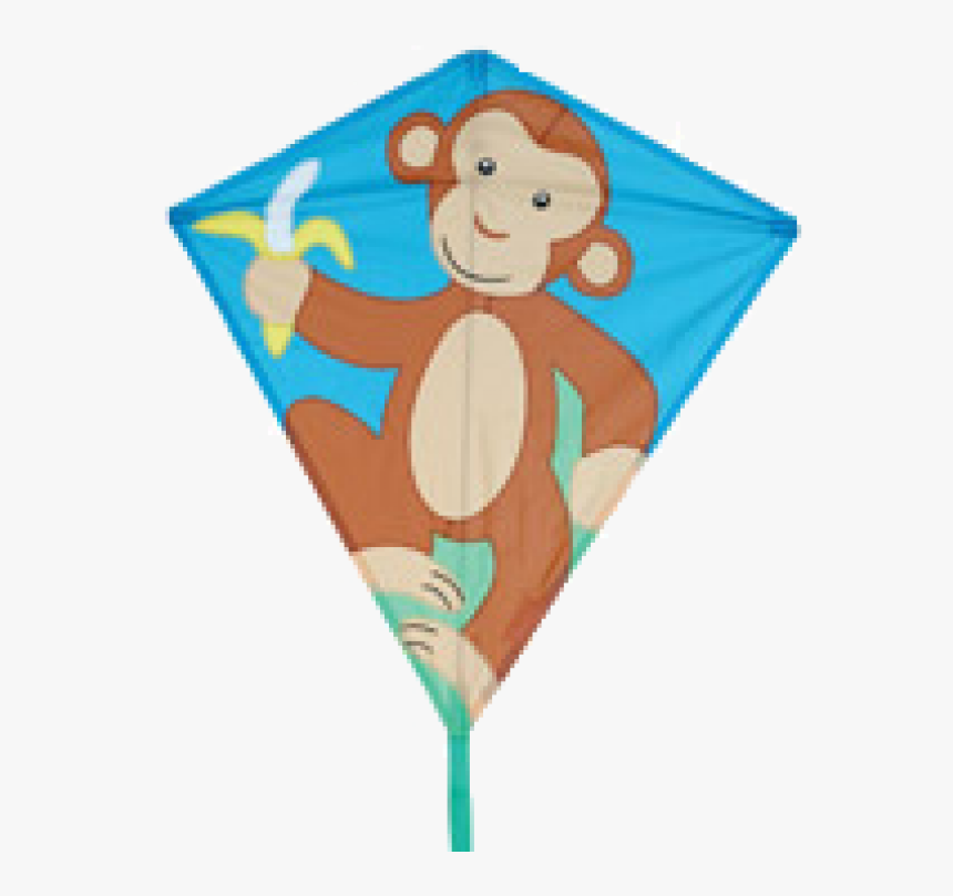 Image Of Mikey Monkey Diamond Kite - Monkey Kite, HD Png Download ...