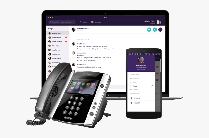Fuze Solutions Displayed On Multiple Technology Platforms - Polycom Vvx ...