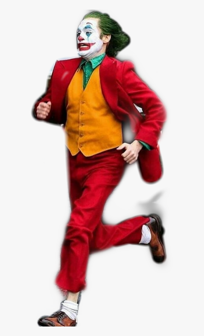 6 5 Red Costume - Joker Running Png, Transparent Png , Transparent Png ...