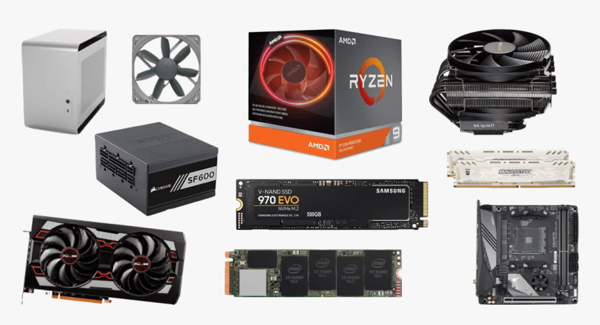 Best Ryzen 9 3900x Itx Gaming Build - 3900x Itx Build, HD Png Download ...