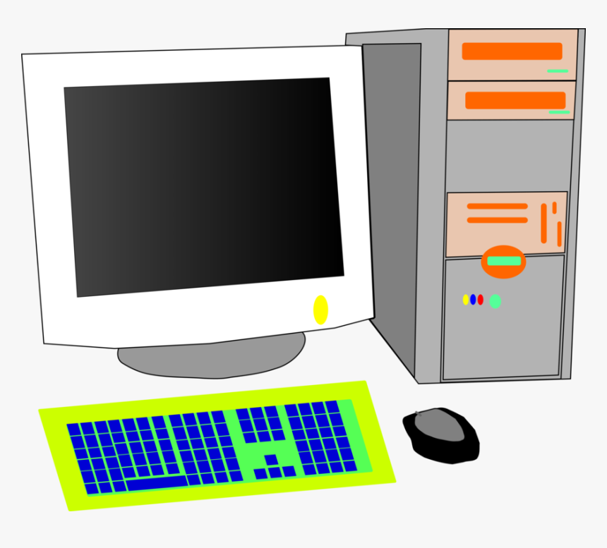 Old Monitor Crt Desktop Computer, HD Png Download , Transparent Png ...