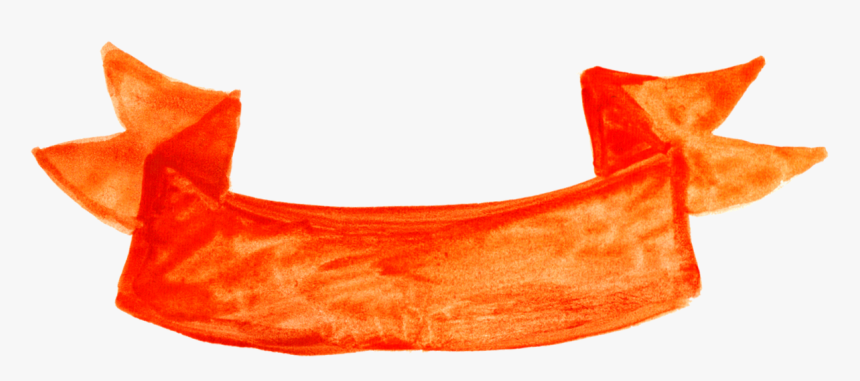 Orange Transparent Watercolour - Plot, HD Png Download , Transparent ...