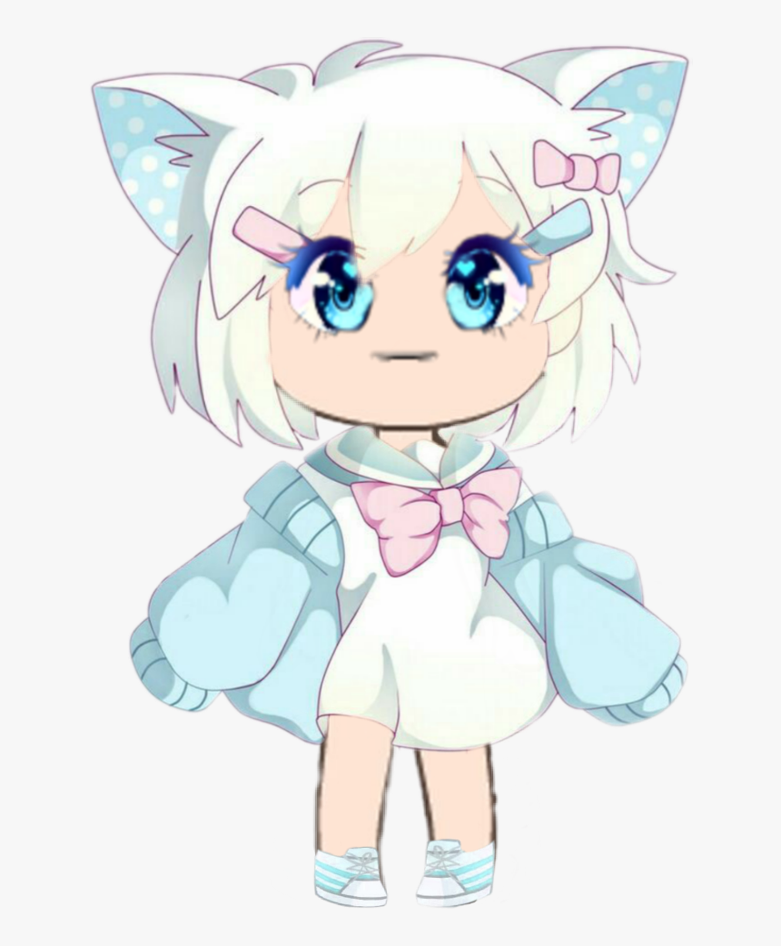 #chibi #chibis #ear #ears #blue - Cartoon, HD Png Download ...