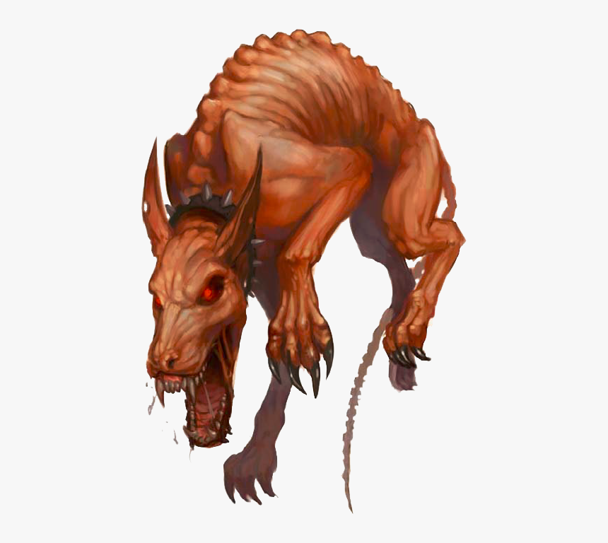 Yeth - Hound - 01 - Pathfinder Yeth Hound, HD Png Download ...