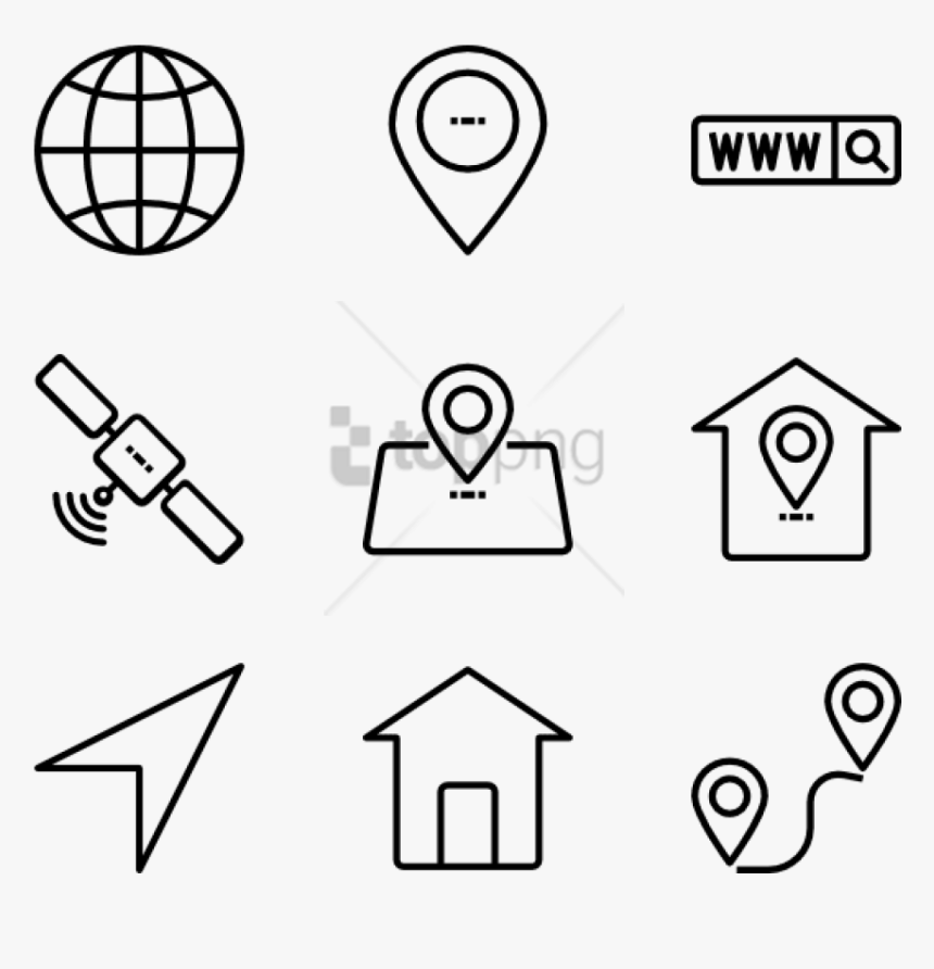 Thumb Image - Logo Address Png White Background, Transparent Png ...