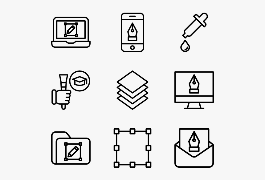 Graphic Design Icon Vector, HD Png Download , Transparent Png Image ...