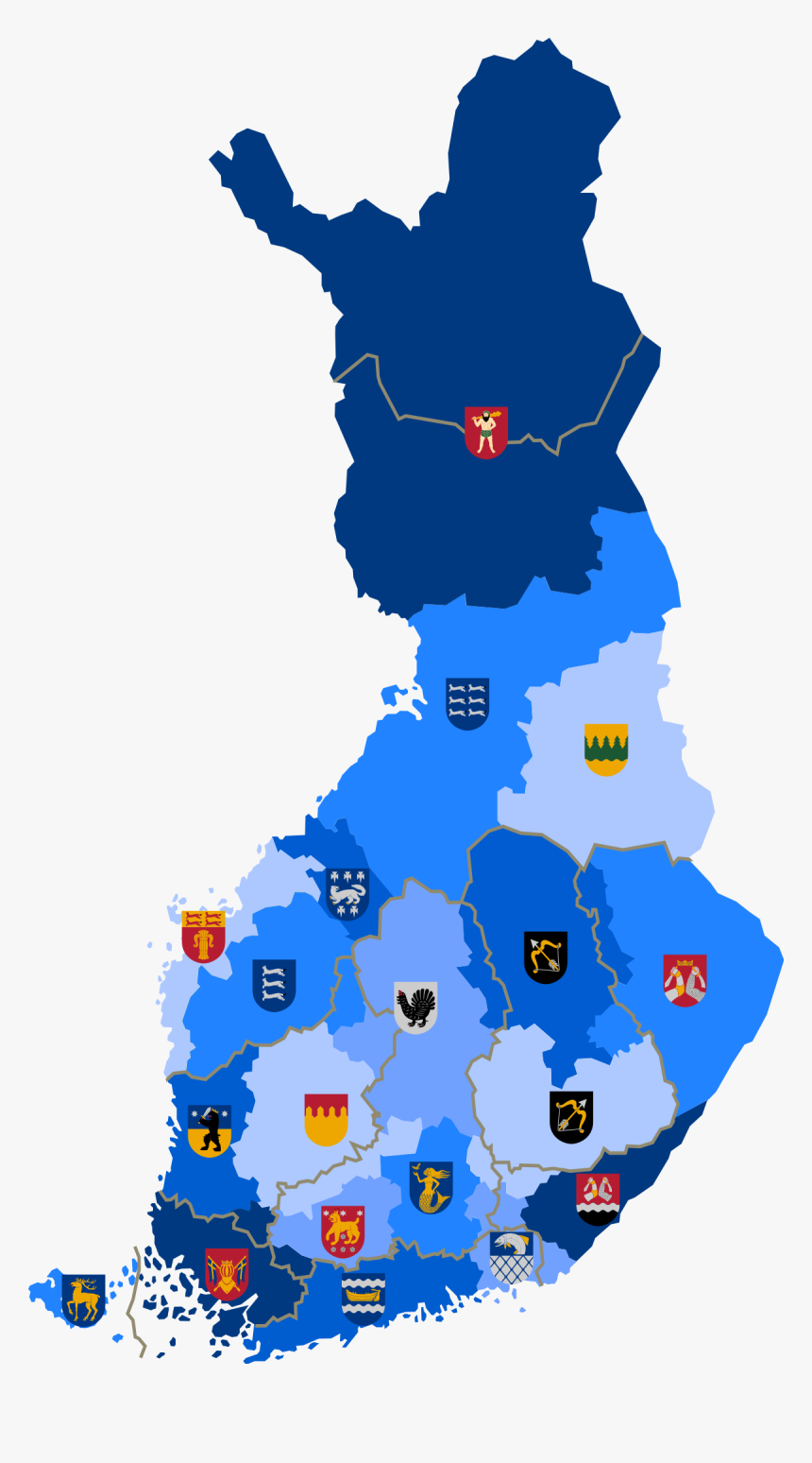 Finland Provinces, HD Png Download , Transparent Png Image - PNGitem