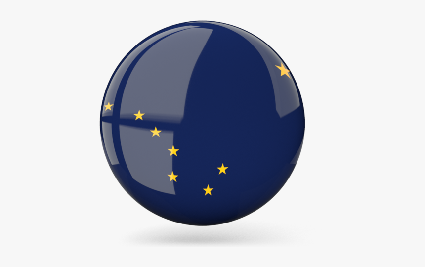 Glossy Round Icon - Transparent Alaska Flag Round Png, Png Download ...
