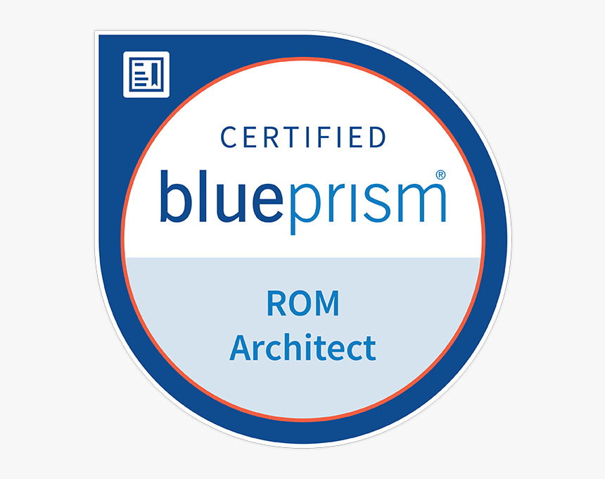 Blue Prism Certified Rom Architect - Blue Prism Rom Architect, HD Png ...