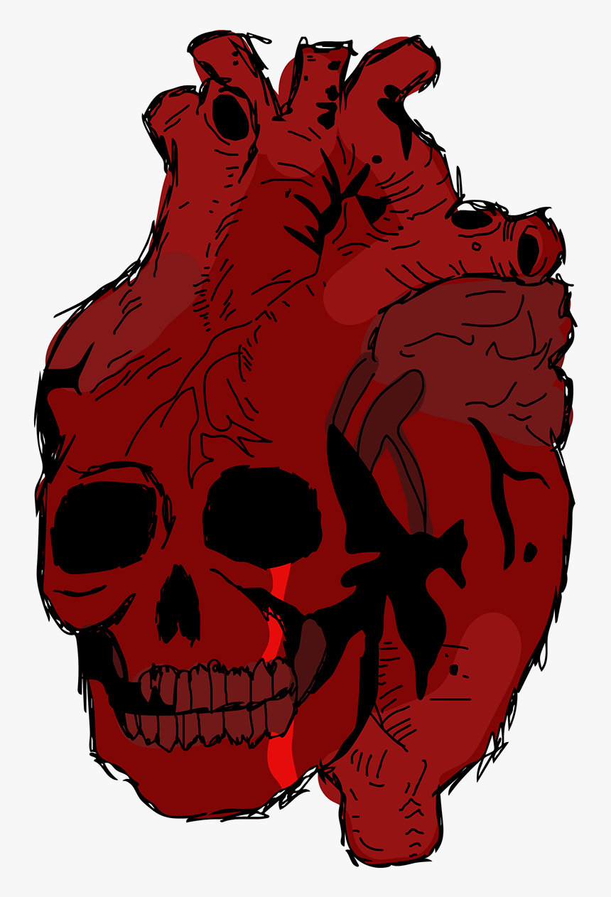 Skull Heart Png, Transparent Png , Transparent Png Image - PNGitem