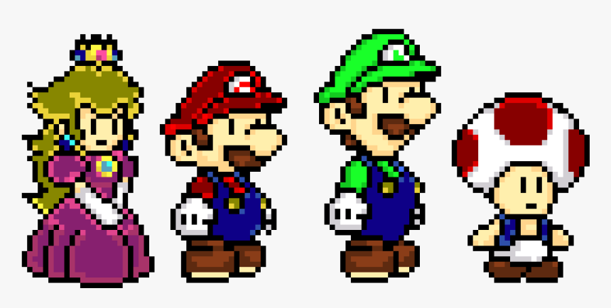 Pixel Art Paper Mario, HD Png Download , Transparent Png Image - PNGitem