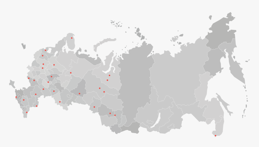Russia Map, HD Png Download , Transparent Png Image - PNGitem