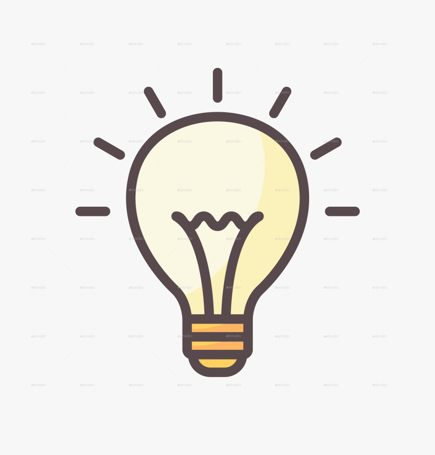 Lightbulb Icon, HD Png Download , Transparent Png Image - PNGitem