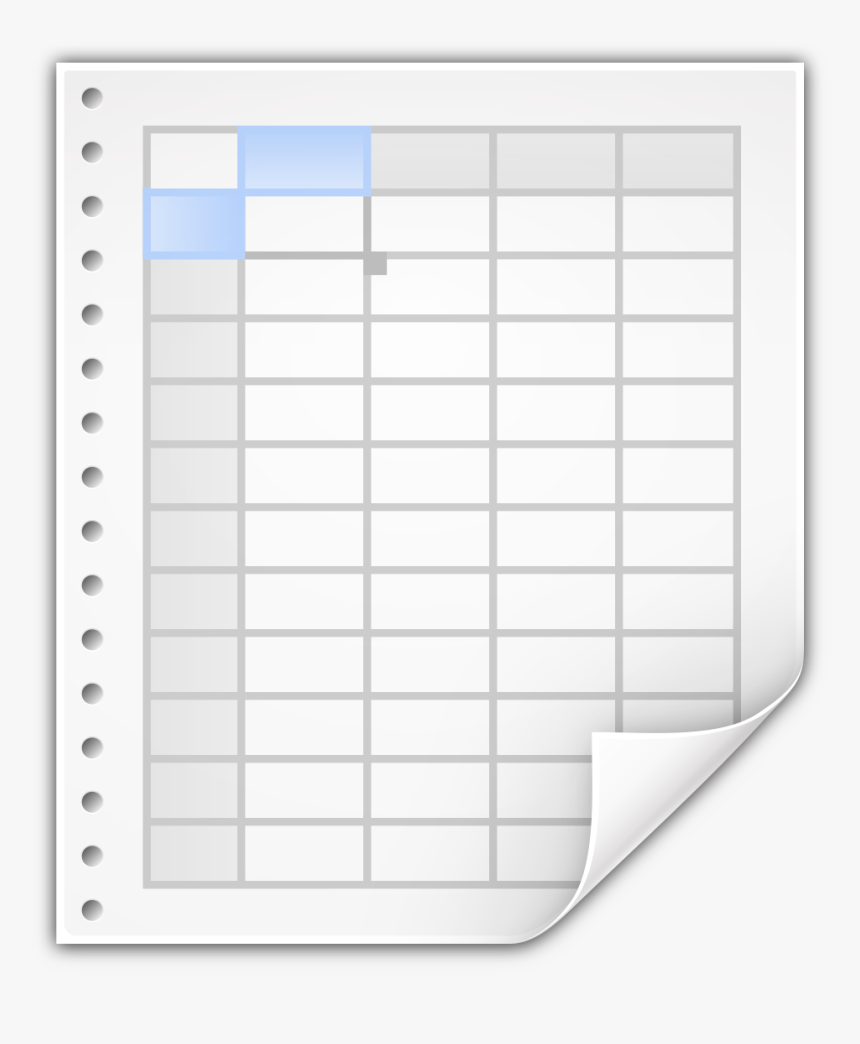 Transparent Spreadsheet Icon, HD Png Download , Transparent Png Image ...