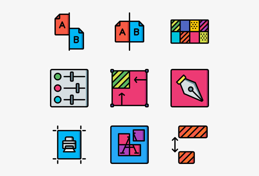 Desktop Publishing Icons, HD Png Download , Transparent Png Image - PNGitem