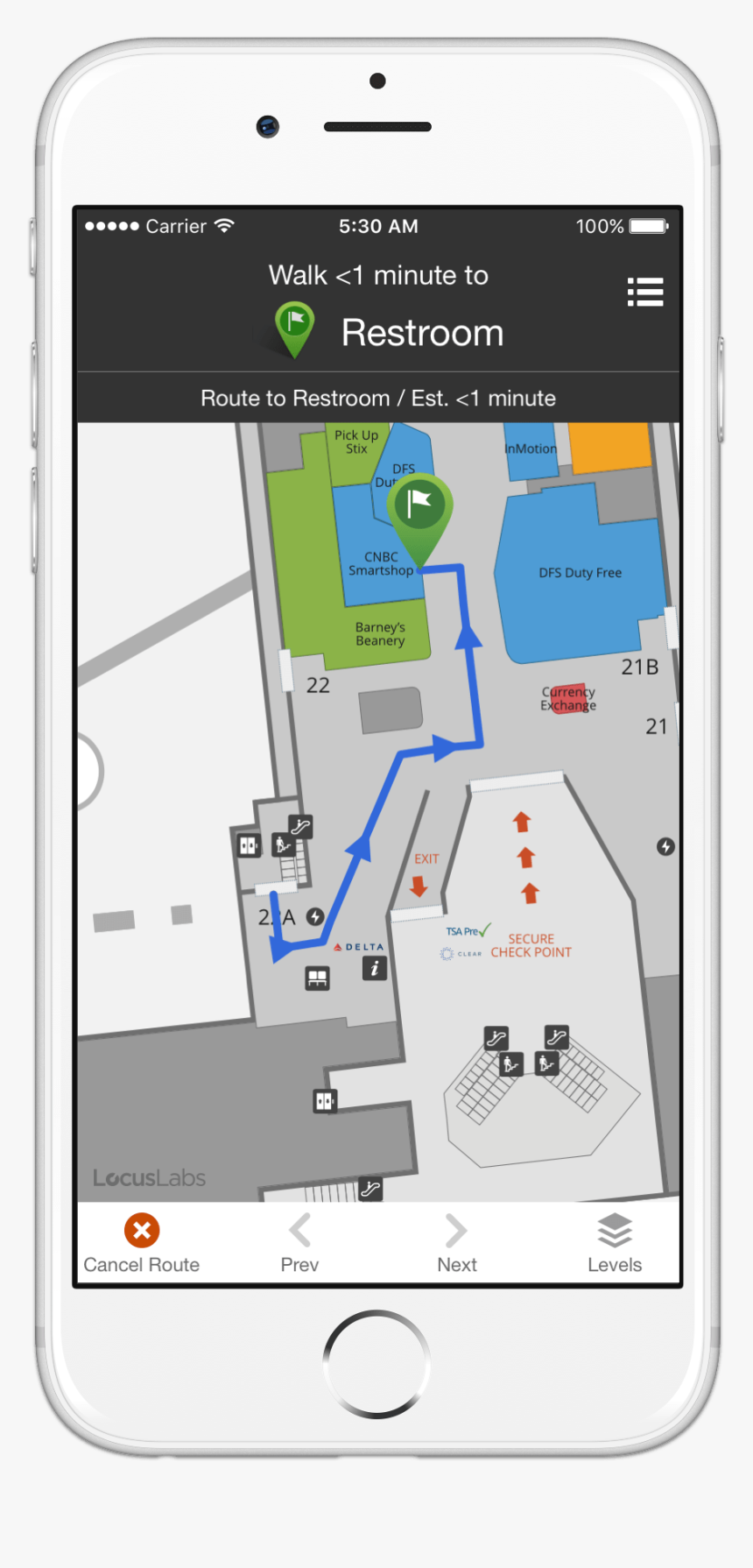 Iphone-airportmaps C - Interactive Gru Map Airport, HD Png Download ...