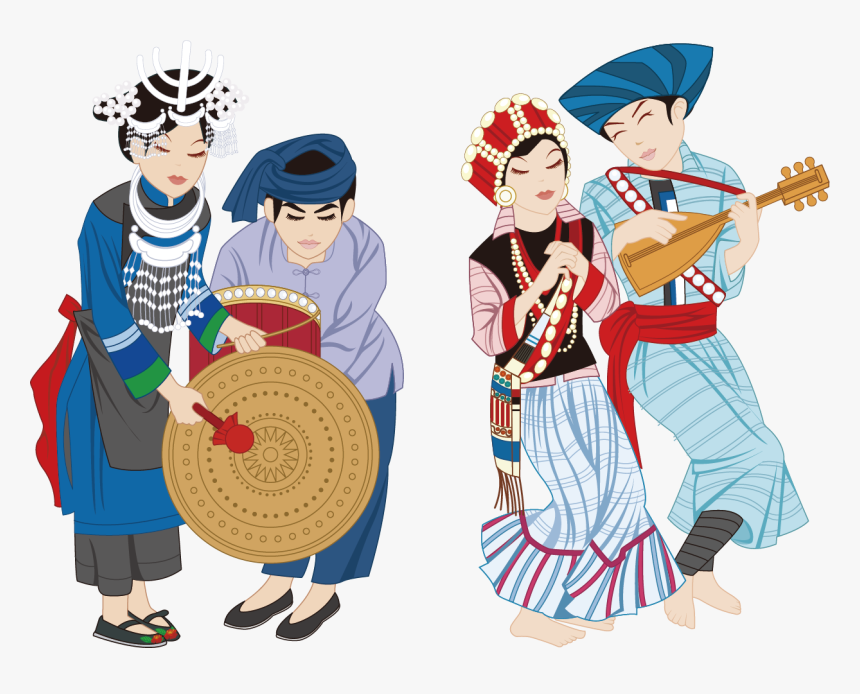 Chinese Ethnic Group Pictures Clipart