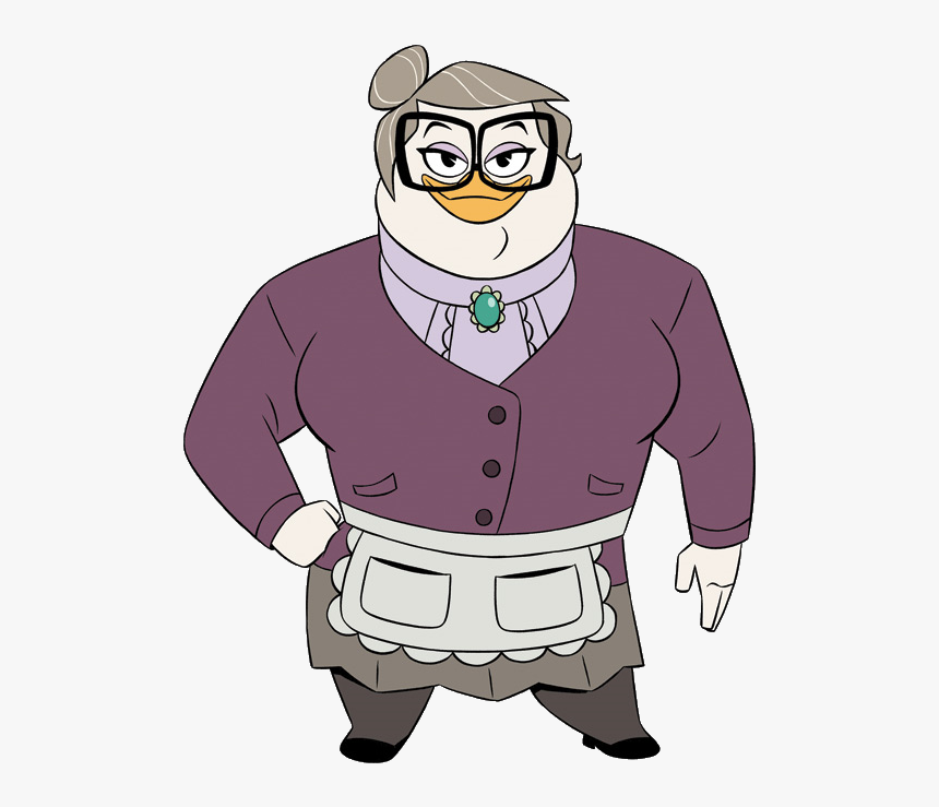 Ducktales 2017 Mrs Beakley, HD Png Download , Transparent Png Image ...