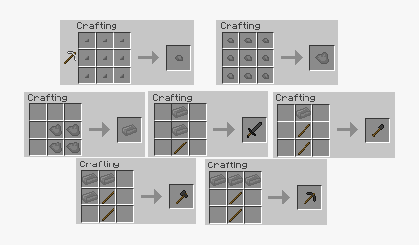 How To Make Stone Pickaxe In Minecraft