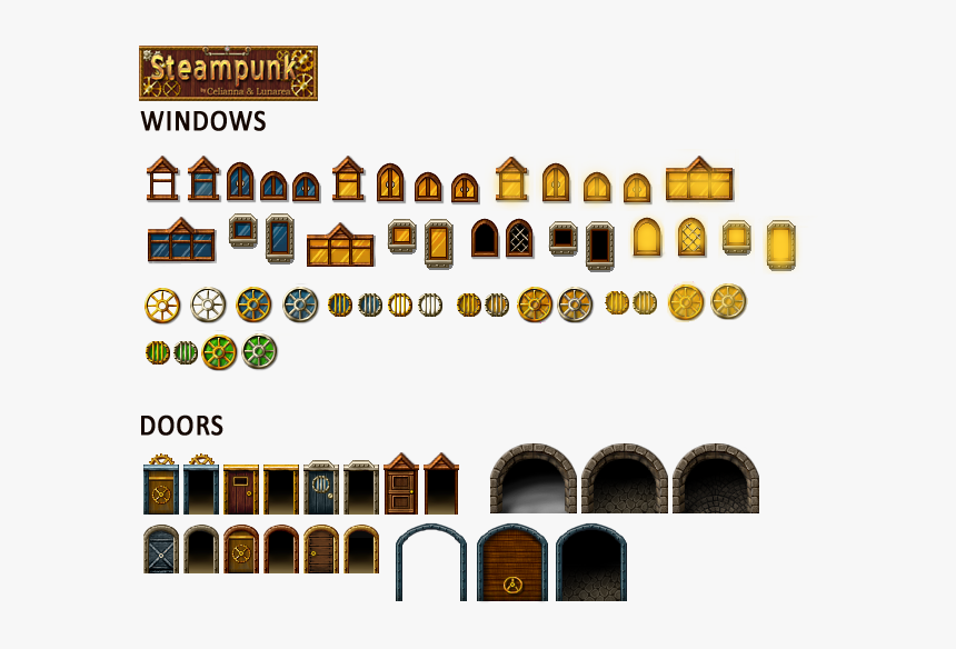 Rpg Maker Doors Steampunk, HD Png Download , Transparent Png Image ...