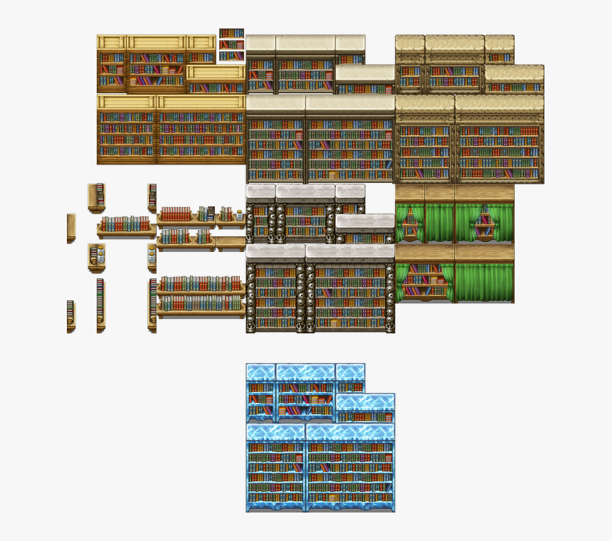 Rpg Maker Mv Bookshelf, HD Png Download , Transparent Png Image - PNGitem