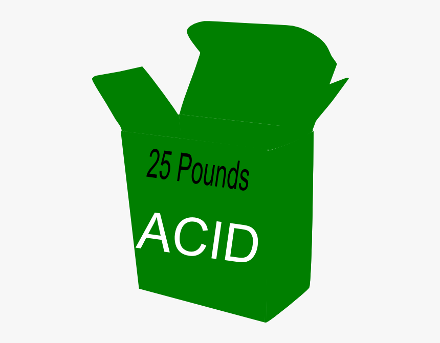 Box Green Acid Svg Clip Arts - Sign, HD Png Download , Transparent Png ...