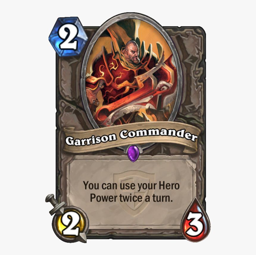 Hearthstone Garrison Commander, HD Png Download , Transparent Png Image ...
