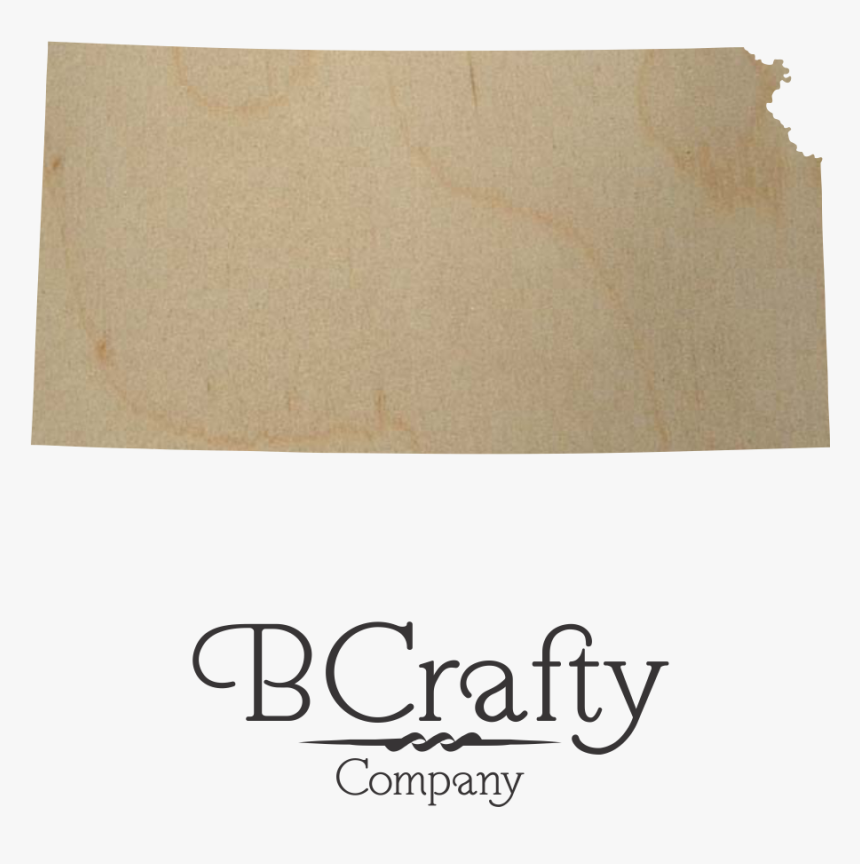 Wooden Kansas State Shape Cutout - Kansas State Shape, HD Png Download ...