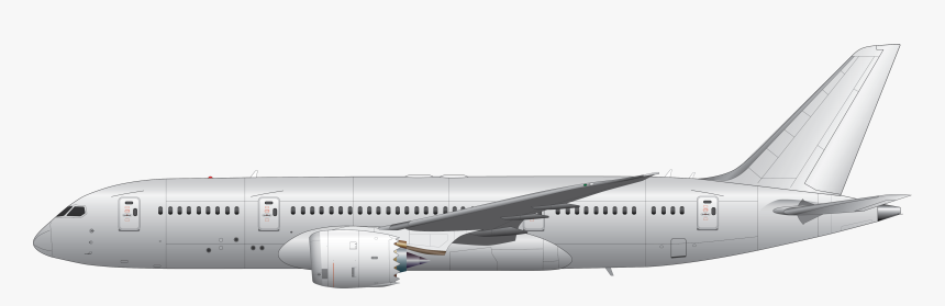 Boeing 787 Dreamliner Side View, HD Png Download , Transparent Png ...