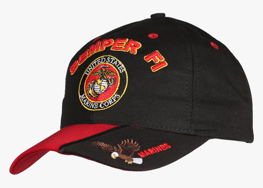 Made In Usa Marines Cap Semper Fi - Baseball Cap, HD Png Download ...