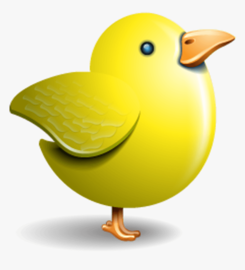 Twitter Vector Icons Massive Icon Set - Yellow Bird Icon, HD Png ...