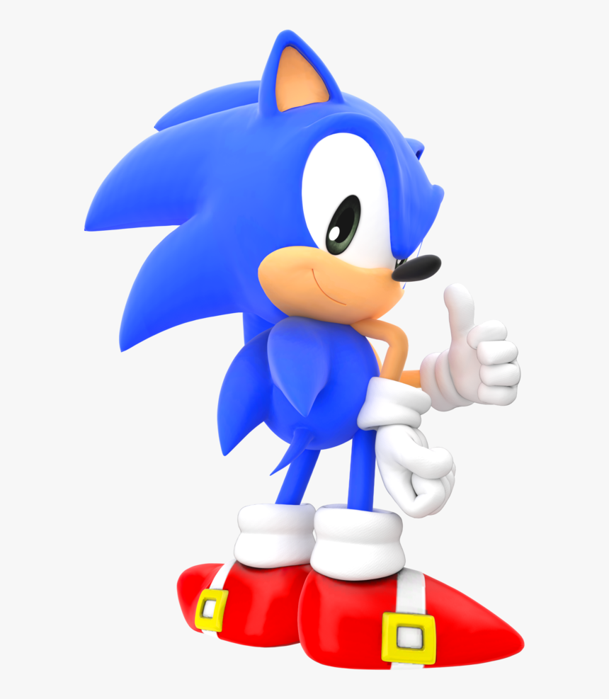 Classic Sonic The Hedgehog Png - Classic Sonic T Pose, Transparent Png ...