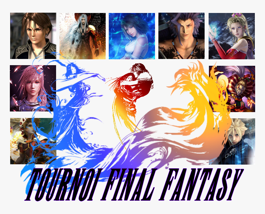 Yoshitaka Amano Final Fantasy Logo