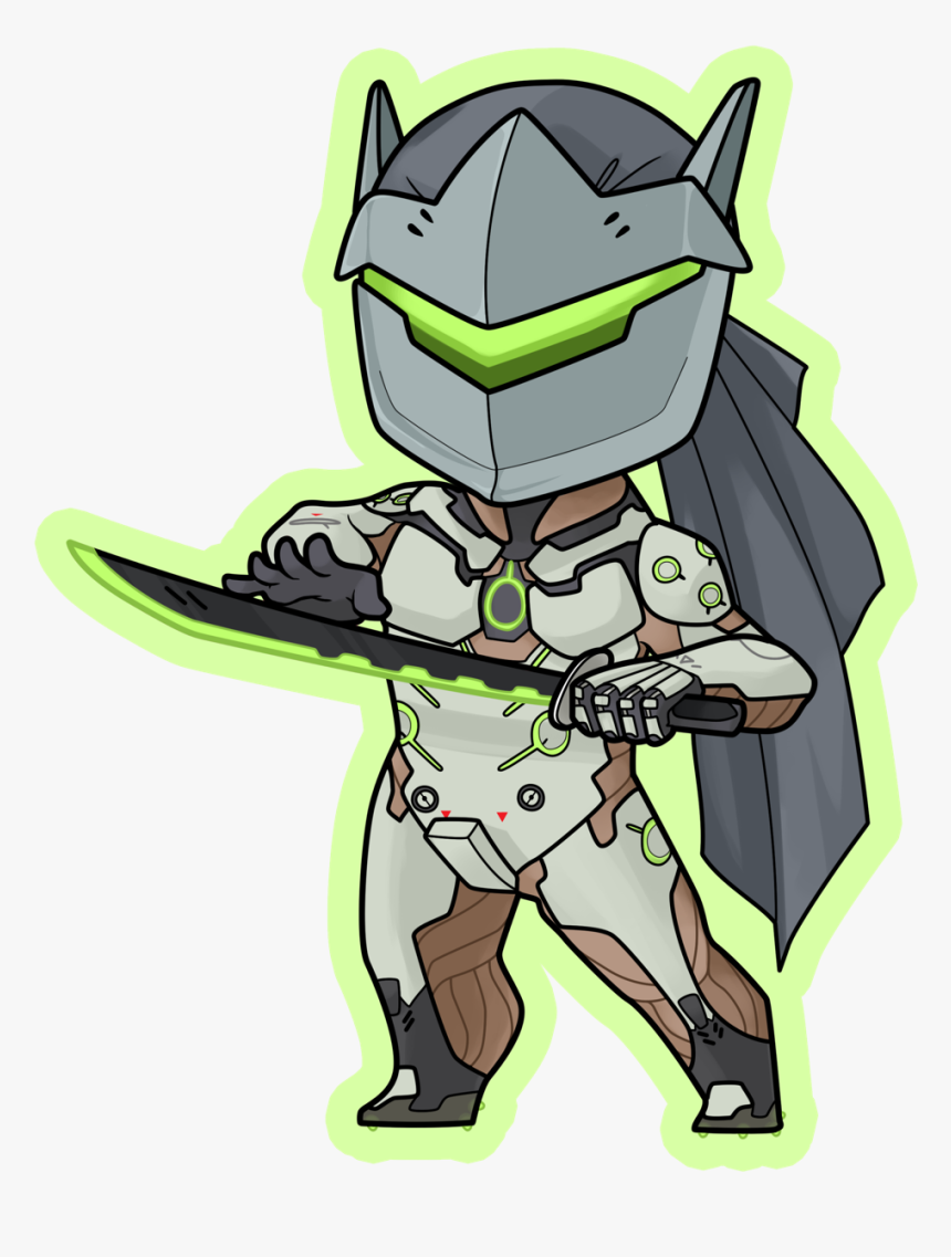 Finished Up The Genjis you Can Find The Dog Sticker - Overwatch Genji ...