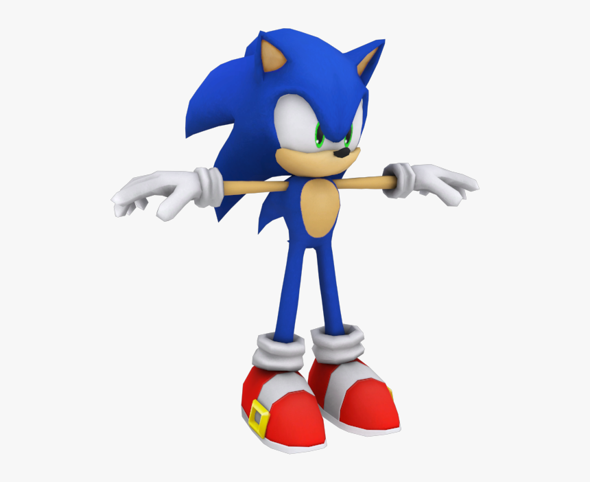 Download Zip Archive - Sonic Unleashed Sonic Model, HD Png Download ...