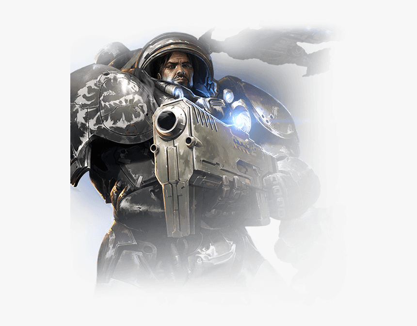 Starcraft 2 Jim Raynor, HD Png Download , Transparent Png Image - PNGitem