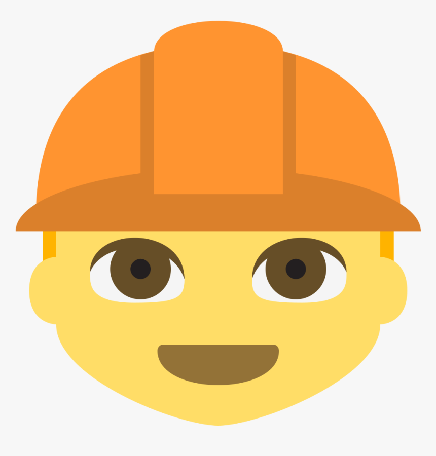 Emoji Construction Worker - Employee Emoji, HD Png Download ...