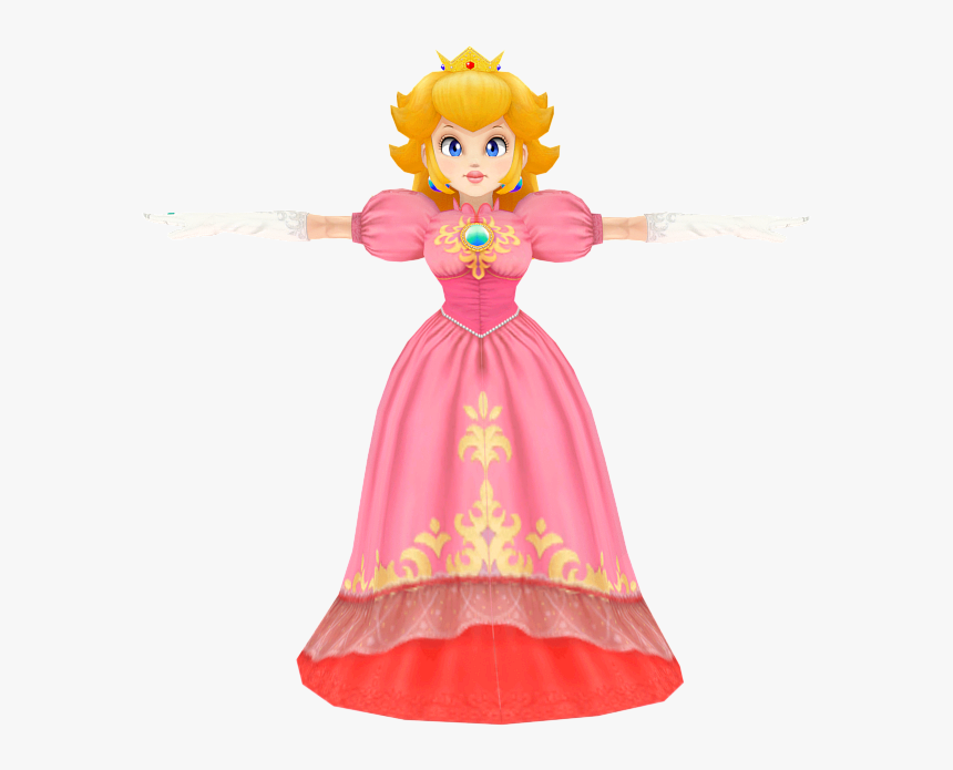 Download Zip Archive - Princess Peach Melee Model, HD Png Download ...