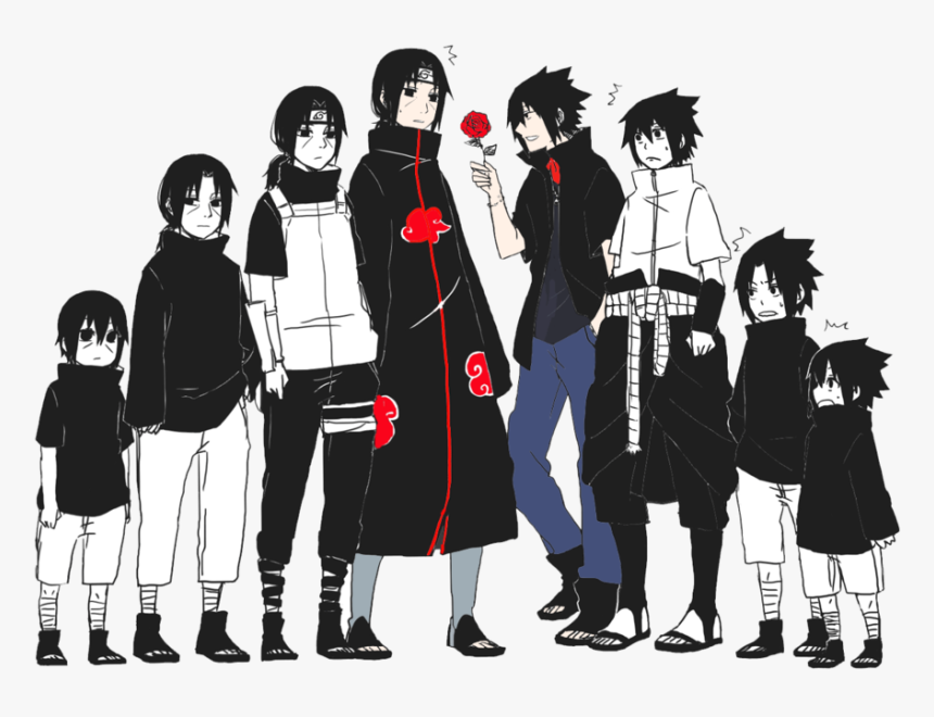 Itachi And Sasuke Evolution, HD Png Download , Transparent Png Image ...