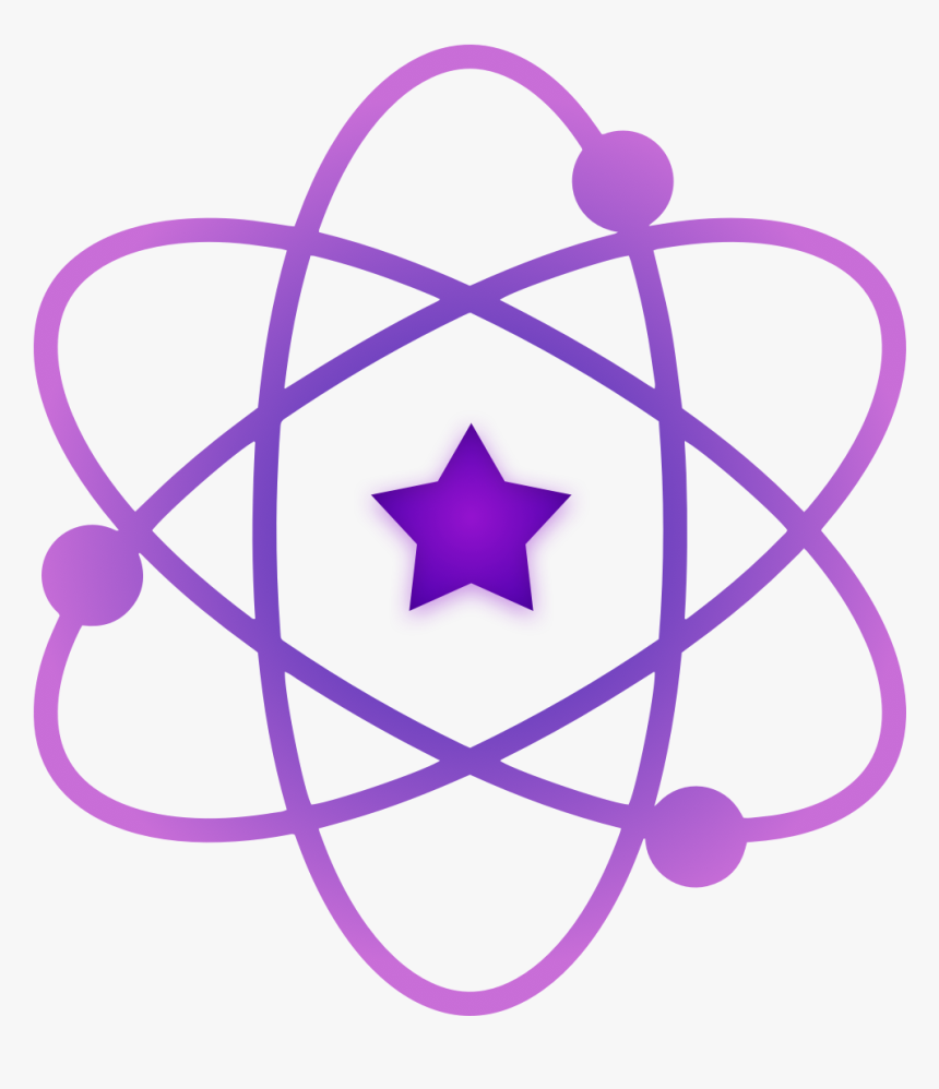 Transparent Atom Clipart Black And White - Transparent Background Atom ...