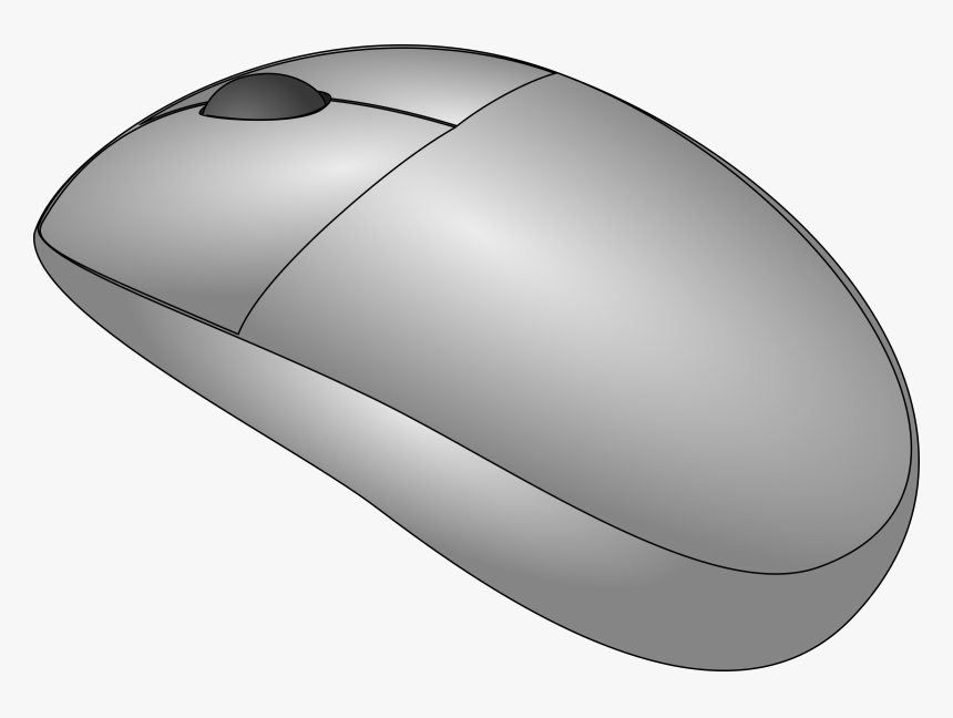 Mouse Clipart Computer - Draw A Computer Mouse, HD Png Download ...