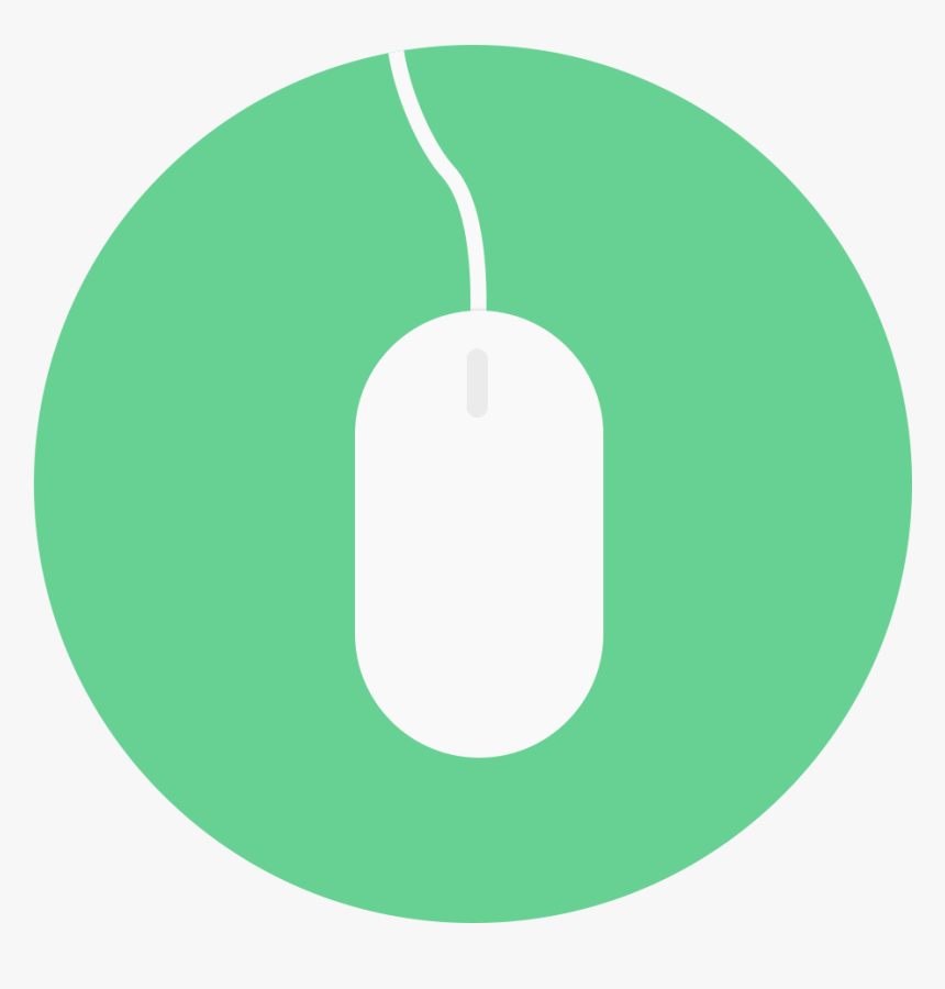 Computer Mouse Icon Circle - Mon B2i, HD Png Download , Transparent Png ...