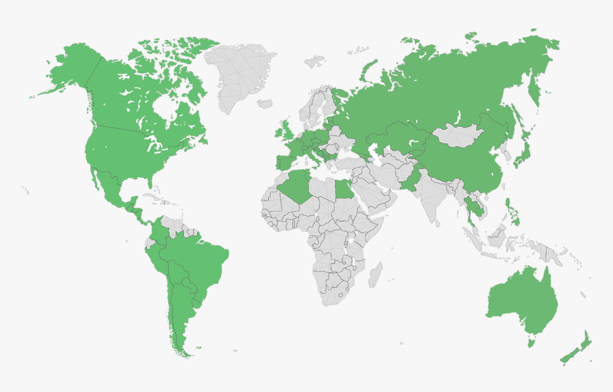 Map Of Where Judaism Is Practiced, HD Png Download , Transparent Png ...