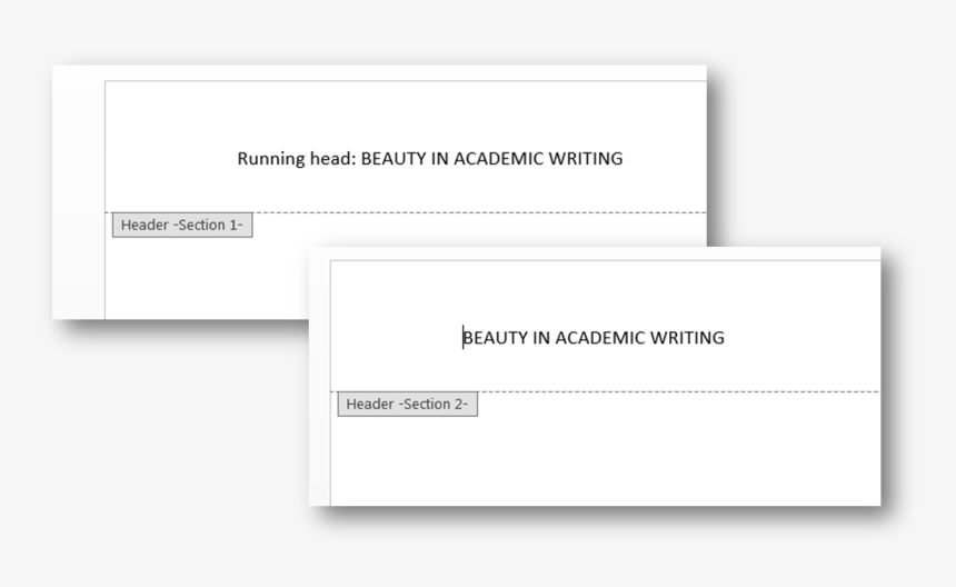 Apa Paper Running Head, HD Png Download , Transparent Png Image - PNGitem