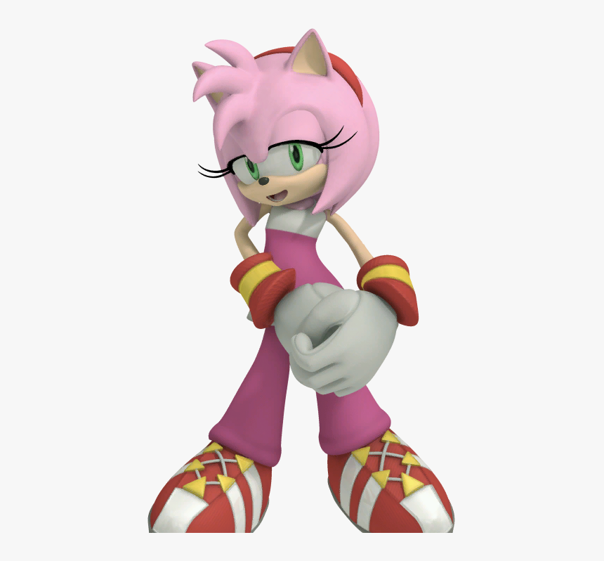Amy Rose Sonic Free Riders Flirty - Sonic Free Riders Amy, HD Png ...