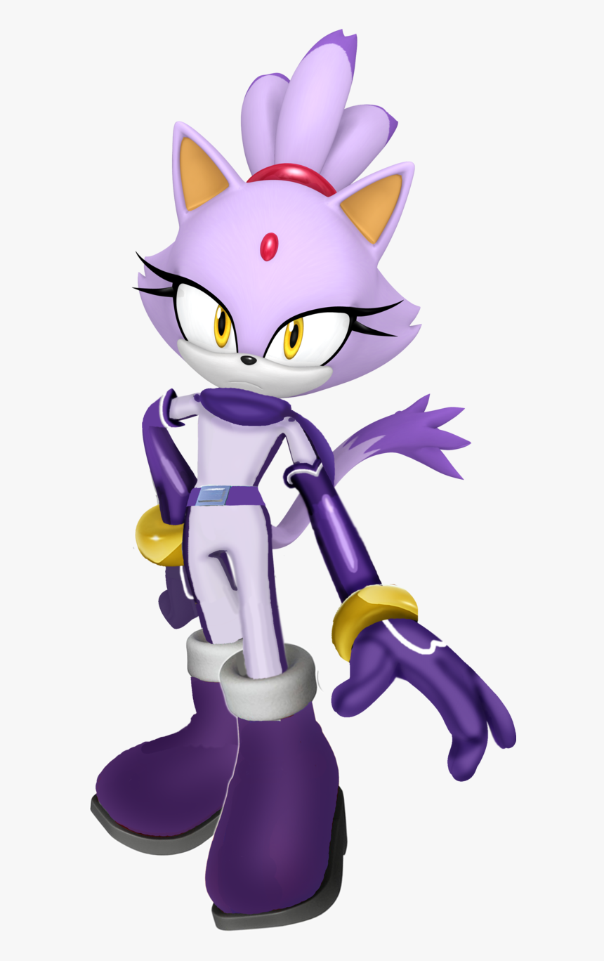 Blaze The Cat Sonic Free Riders, HD Png Download , Transparent Png ...