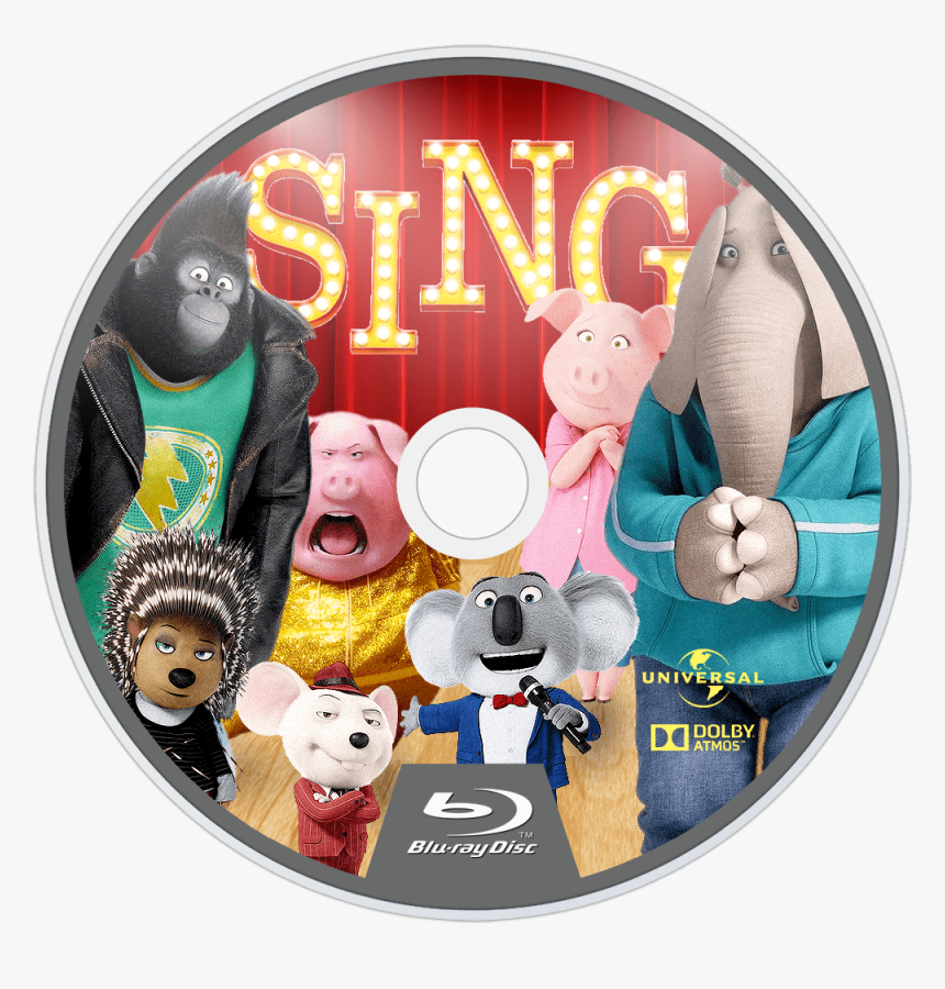Sing Blu Ray Disc, HD Png Download , Transparent Png Image - PNGitem