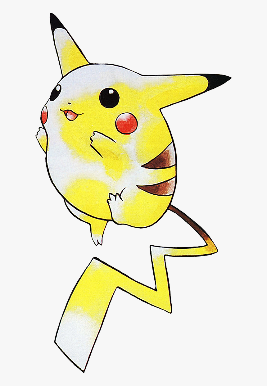Red Blue Pikachu Art, HD Png Download , Transparent Png Image - PNGitem